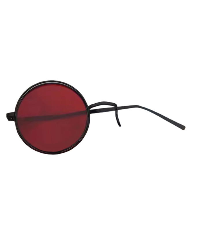 Men Red Monocle Halloween Costume Accessories-Skycostume
