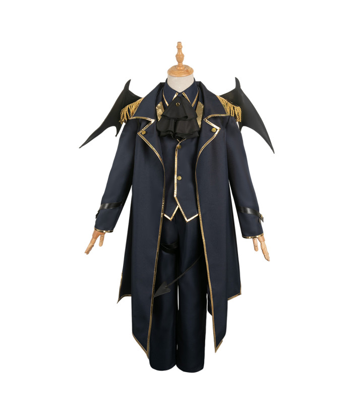 Men Evil Devil Royal Suit Fullset Halloween Costume-Skycostume