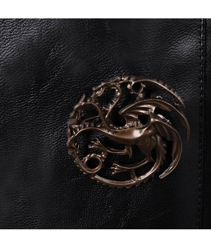 Men Medieval Black Leather Robe with Eyepatch Fantasy World Dragon ...