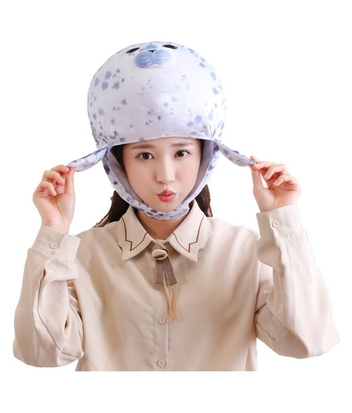 Adult Seal Shape Hat 3D Printed Halloween Costume Accessories-Skycostume