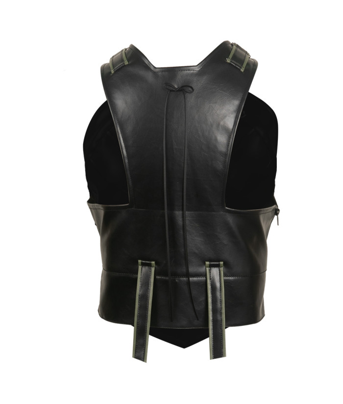Women Black Chest Amor Fantasy Cosplay Halloween Costume-Skycostume