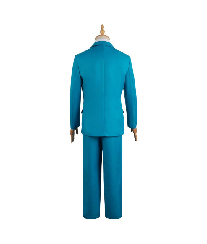 Men Blue Suit School Uniform Halloween Costume-Skycostume