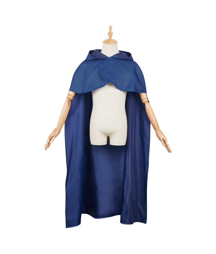 Blue Cape with Mark Fantasy Game Halloween Costume-Skycostume
