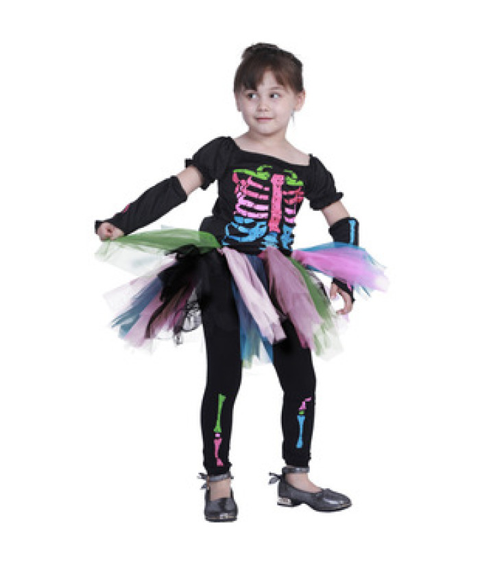 Funky Punky Bones Day of the Dead Halloween Costume for Toddler and ...