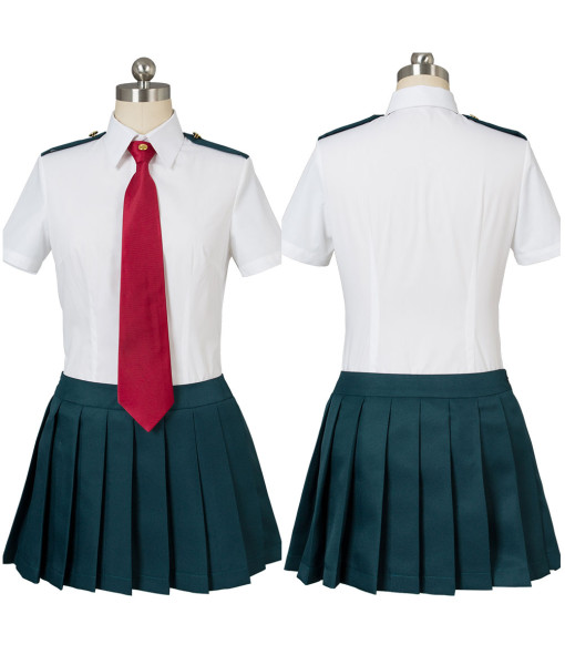 Ochaco Uraraka School Uniform Cosplay Costume Halloween Carnival Suit ...