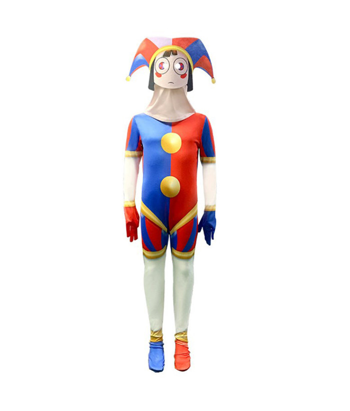 Pomni The Amazing Digital Circus Cosplay Costume-skycostume.com