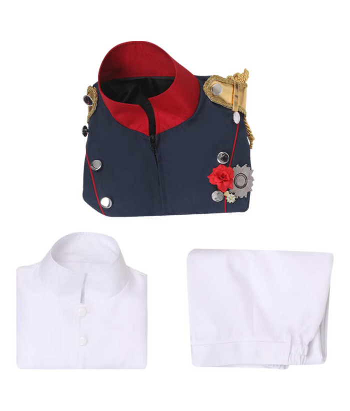 Men 18th Century Blue Uniform General Fantasy Napoleon Bonaparte ...