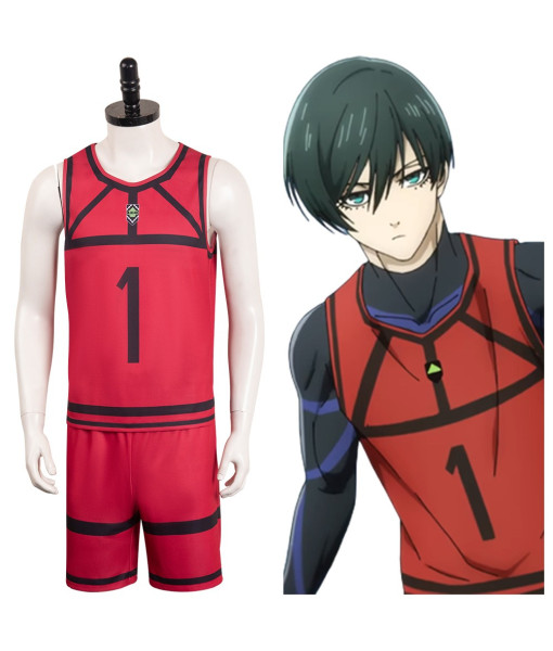 Itoshi Rin BLUE LOCK Outfit Halloween Cosplay Costume