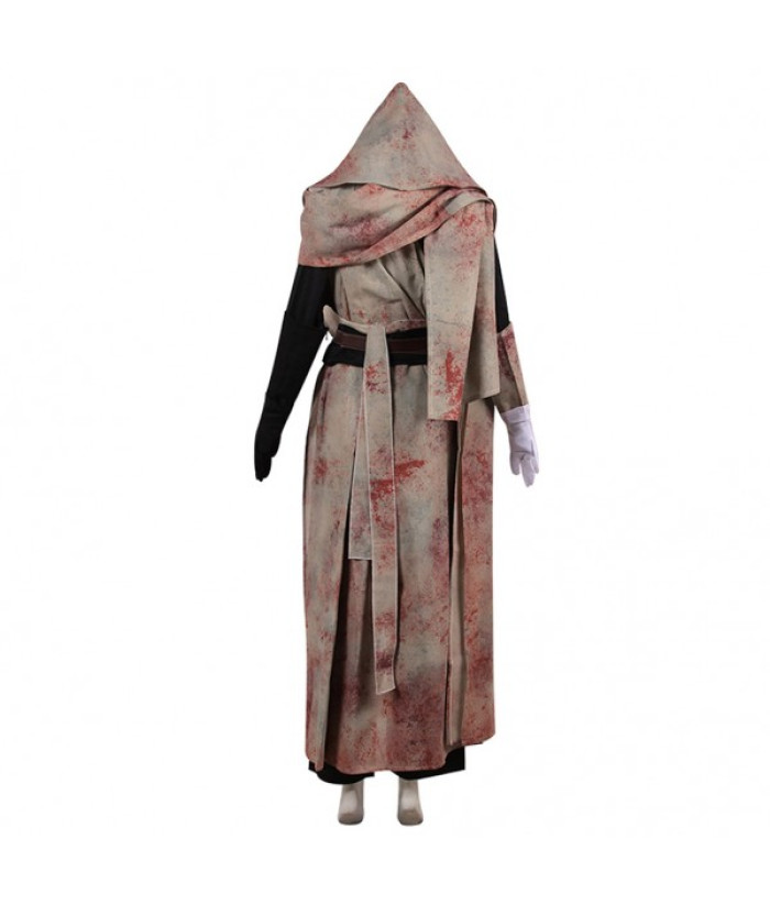 Women Medieval Fantasy Horror Cleric Halloween Costume-skycostume.com